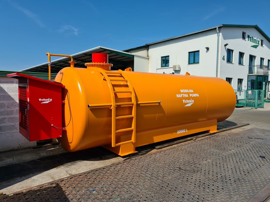 Horizontalna mobilna naftna pumpa | Tehnix
